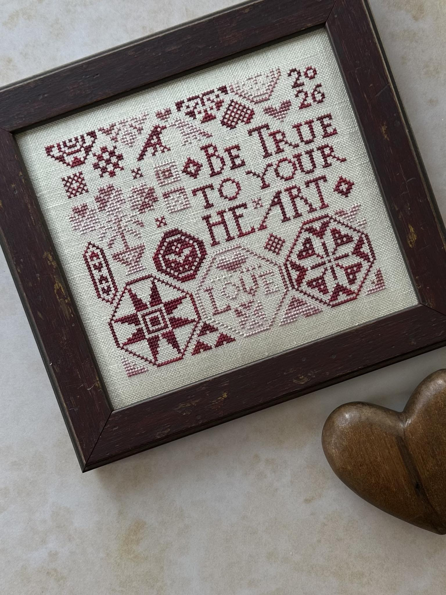 2026 Collectors Heart Kit – Thread the Needle Stitchery LLC