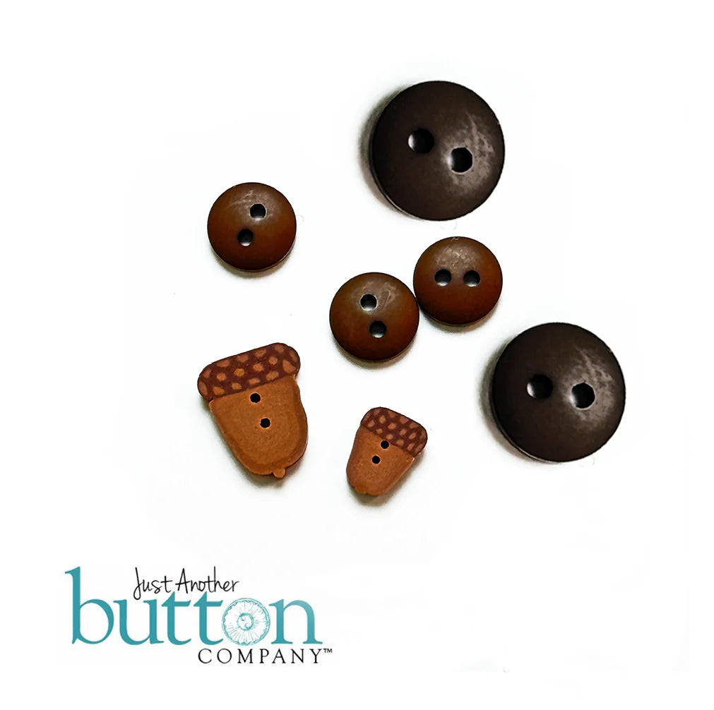 Acorn Button Pack – Thread the Needle Stitchery LLC