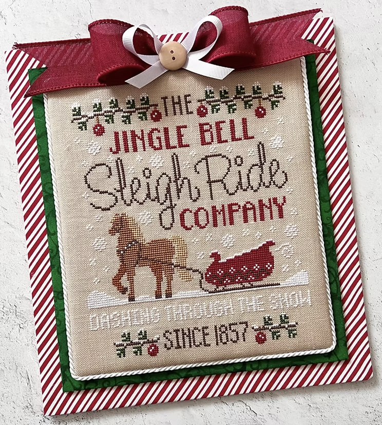 Jingle Bell Sleight Ride – Thread the Needle Stitchery LLC