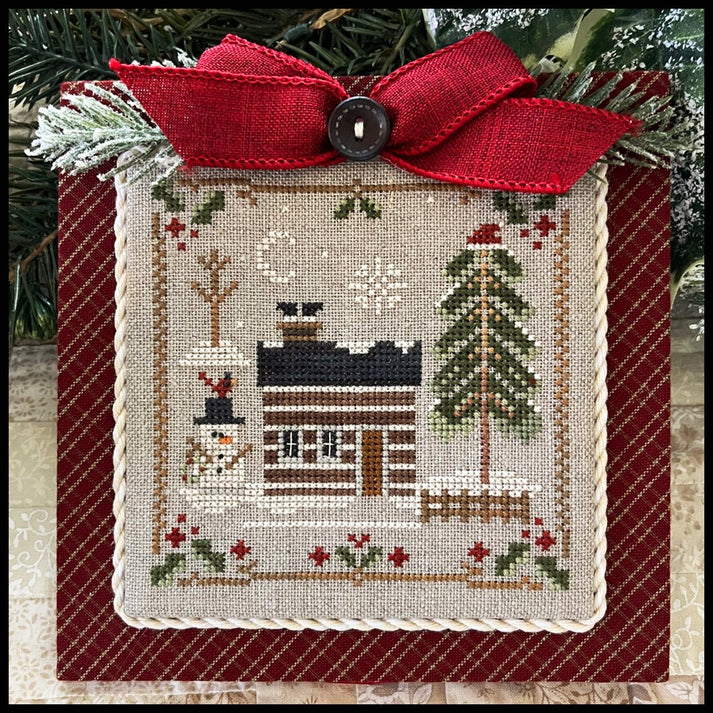 Log Cabin Mr. Snow – Thread the Needle Stitchery LLC