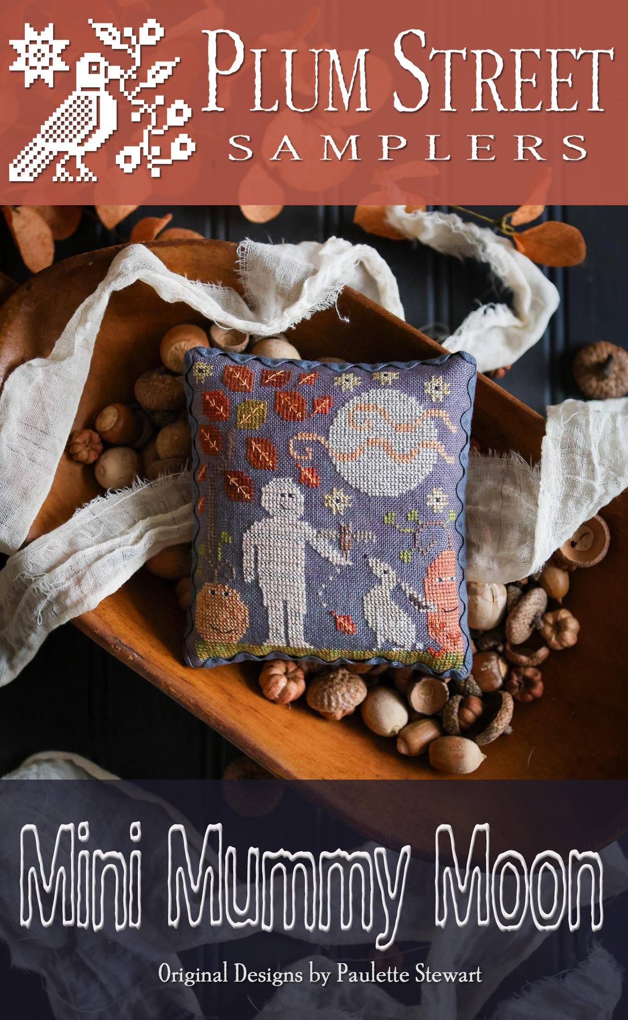 Mini Mummy Moon – Thread the Needle Stitchery LLC