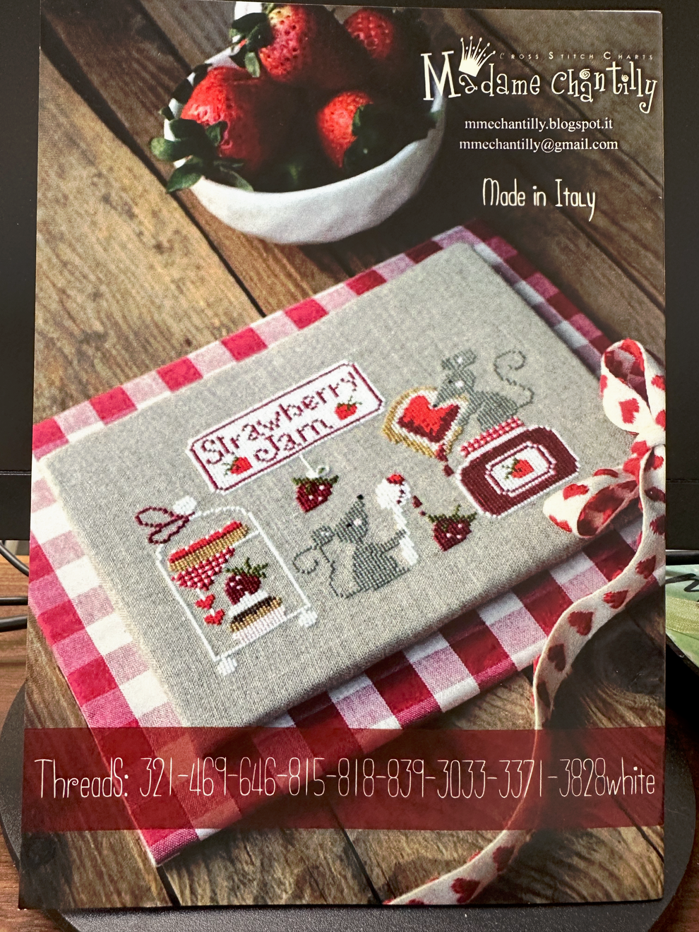 Strawberry Jam – Thread the Needle Stitchery LLC